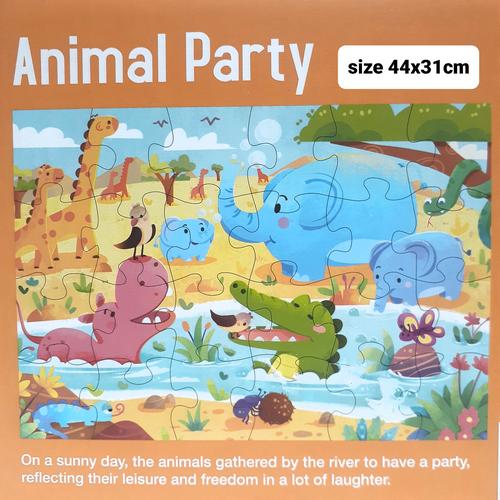 Jual ART PUZZLE Susun Gambar Hewan Mainan Edukasi Jigsaw Puzzle Animal ...