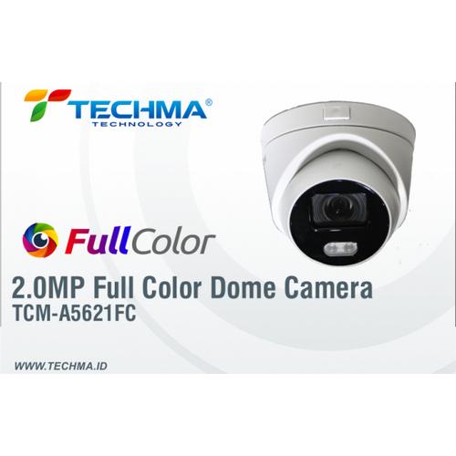 Jual CCTV Analog Techma 2MP Full Color Indoor Camera TCM-A5621FCW ...