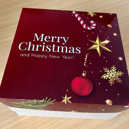 Jual box edisi natal sprinkle christmas dus kotak packaging kue tart ...