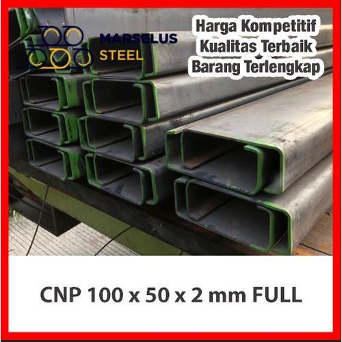 Jual CNP 100 x 50 x 2mm FULL Merek GG Berkualitas - BESI KANAL C - 6 meter - Jakarta Utara ...