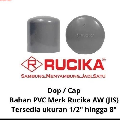 Jual Dop / Cap PVC Rucika 8" inch AW (Tebal) - Jakarta Utara ...