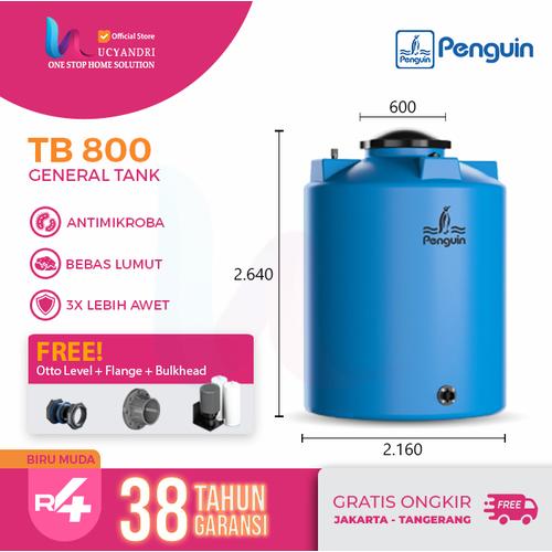 Jual Toren Air Penguin TB800 Tangki Air Plastik 8000 L Tandon TB 800 ...