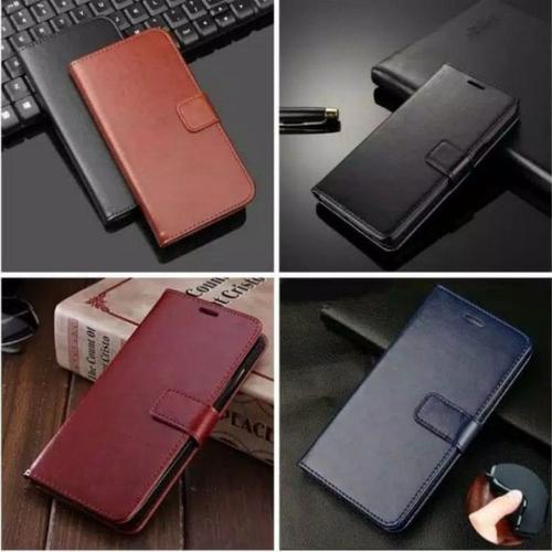 Jual FLIP CASE OPPO A78 4G FLIP DOMPET KULIT HANDPHONE - Hitam ...