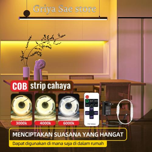 Jual Lampu FCOB Led Strip Dekorasi Ruangan Daya 24 Volt Tahan Air ...