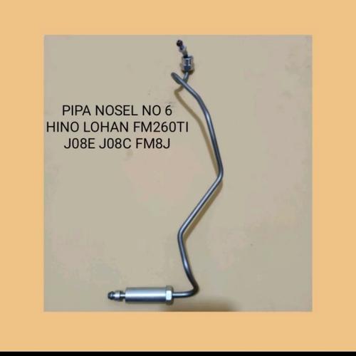 Jual PIPA INJECTOR NOSEL NO 6 PIPE NOZZLE NOSEL HINO LOHAN FM260TI JO8E ...
