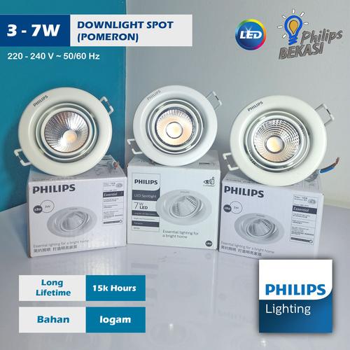 Jual Lampu Spot LED Philips 59776 Pomeron 070 7W WH ID recessed - 7w ...