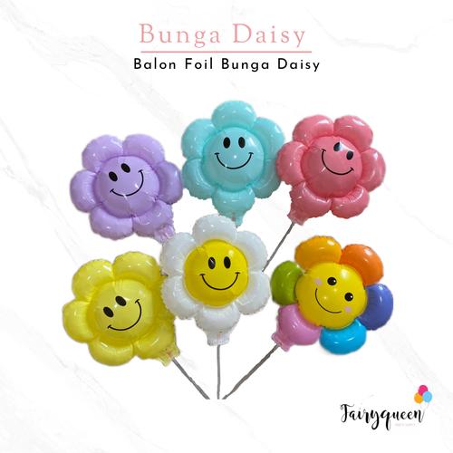 Jual Balon Foil Bunga Daisy Smile - Jakarta Barat - Fairy Queen Balon ...