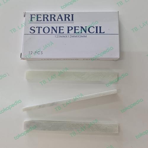 Jual Kapur besi Ferrari / ferari / stone pencil / kapur batu per pak ...