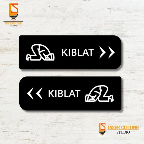 Jual Sign Kiblat Akrilik Minimalis | Papan Tanda Kiblat - Kota Bandung ...