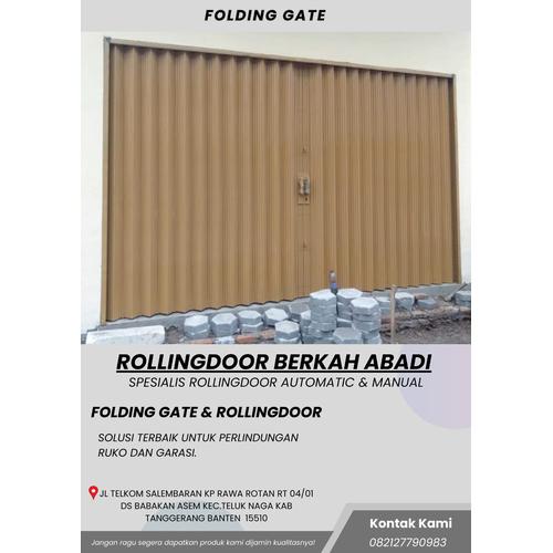 Jual pintu keamanan model geser folding gate. - Kab. Tangerang ...