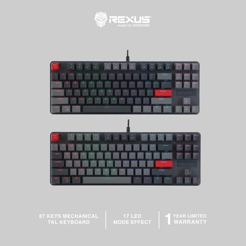 Promo KEYBOARD GAMING REXUS HEROIC KX4 / KX-4 RGB MECHANICAL GAMING ...