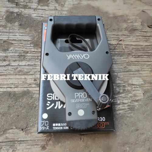 Jual YAMAYO Meteran Roll Gulung Pro Silver Seven 50 30 Meter - Original ...