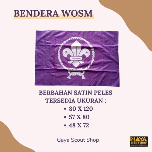 Jual Bendera Pandu Dunia/ Bendera Wosm Kecil Termurah - 48 x 72 - Kota ...