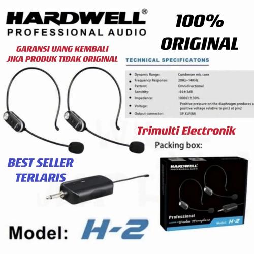 Jual Mic Wireless Hardwell H2 Headset-Headset Original - Jakarta Barat ...
