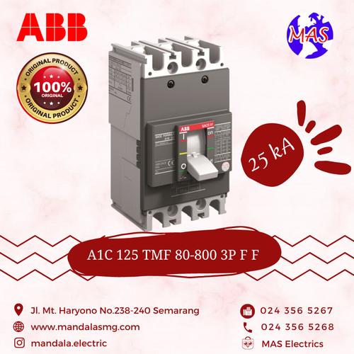 Jual ABB Breaker MCCB 3P 80A 25kA A1C 125 tmf 80-800 f f - Kota Semarang - MAS Electrics | Tokopedia