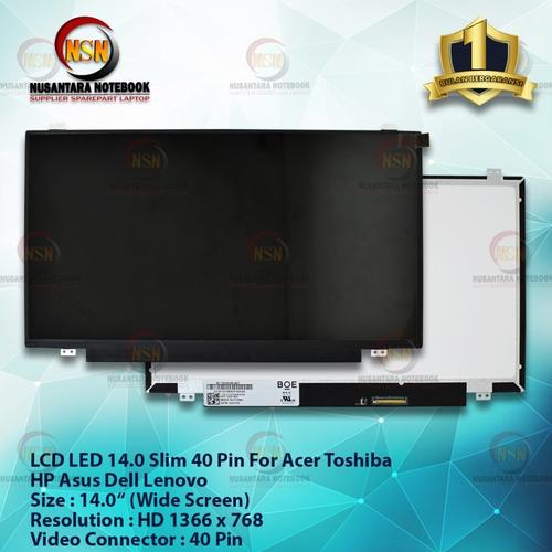 Jual LCD LED 14 Inch slim Laptop Asus K46 K46CB K46CM K46CA Series ...