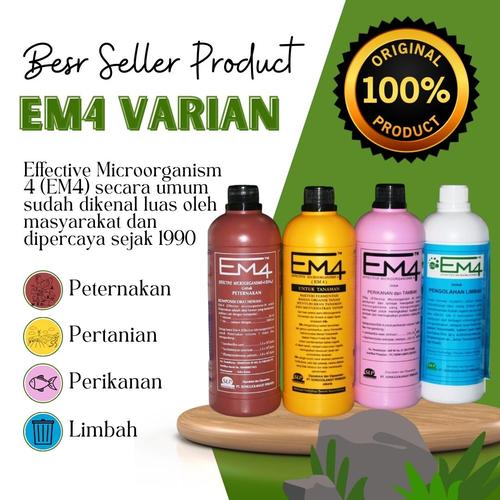 Jual EM4 Pupuk | Perikanan | Peternakan | Limbah 1 Liter Original ...