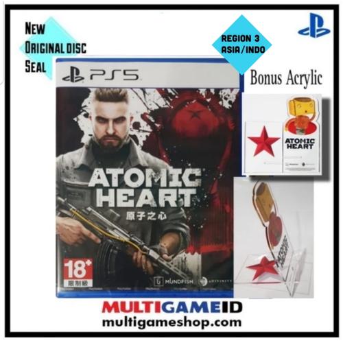 Promo PS5 Atomic Heart +DLC English Asia R3 Version - Game +Acrylic ...