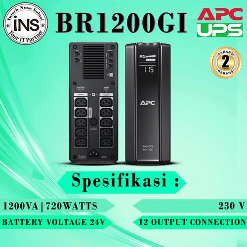 Jual UPS APC BR1200GI 1200VA 720WATTS 230V GARANSI 2 TAHUN - Jakarta ...