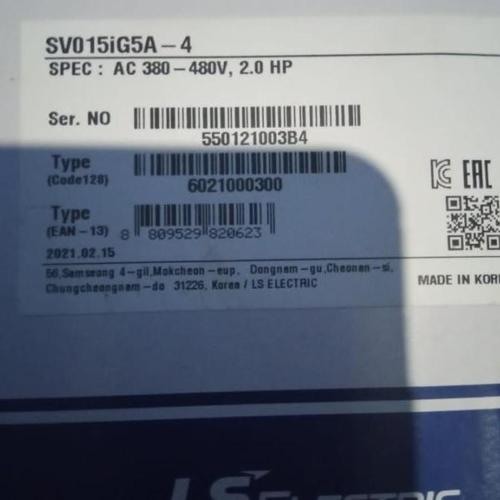 Jual Promo Inverter Ls Ig5A Type Sv015Ig5A-4 (2Hp380 Vac New Original) Best - Jakarta Utara ...