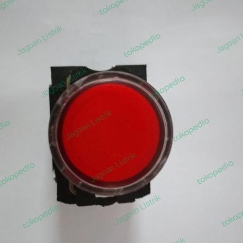 Jual Shemsco Tombol Push Button Lampu Merah XB5-AW3461 24VDC Ø22mm ...