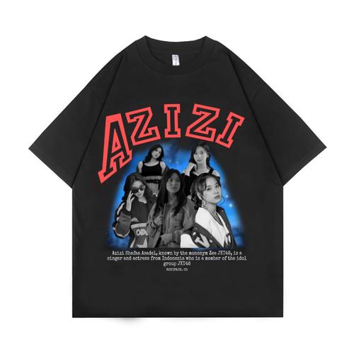 Jual KAOS BAJU AZIZI ASADEL | T-SHIRT JKT 48 CANTIK | OVERSIZE - Putih ...