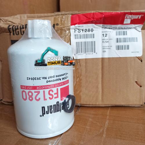 Jual FS1280 fuel / water separator fleetguard fs1280 filter solar ...