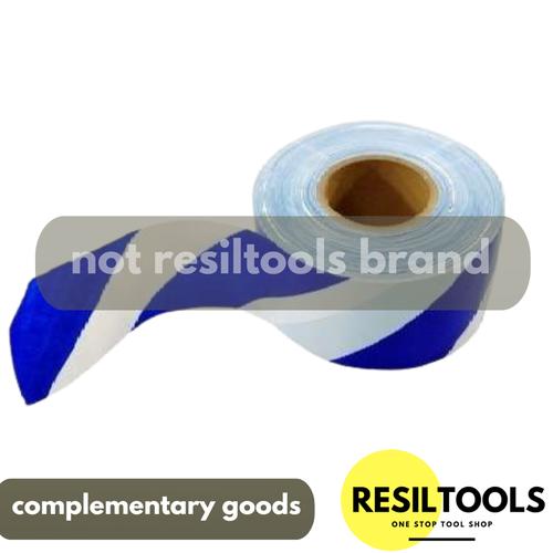 Promo Barricade Tape Biru Putih 300 meter Police Line Pita Garis ...