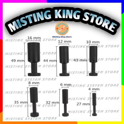 Jual FITTING PNEUMATIC END PLUG 10MM 12MM DOP PENUTUP KONEKTOR SLIP ...