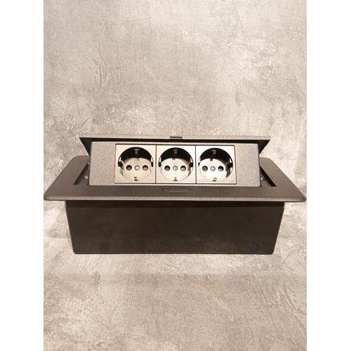 Jual Stop kontak meja buka tutup 3 lubang/ 3 socket - Jakarta Pusat ...