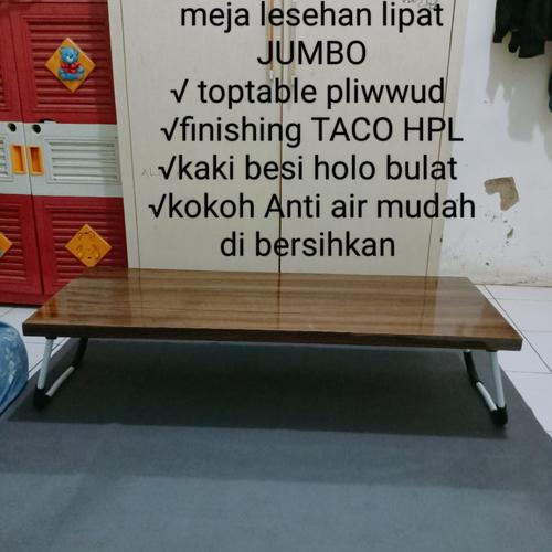 Jual meja lesehan lipat besar/meja belajar/meja laptop portable/meja ...