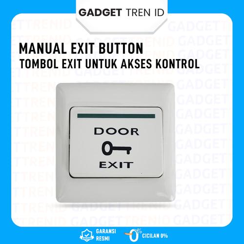 Jual Exit Button Manual / Akses Kontrol Pintu / Tombol Keluar Akses ...