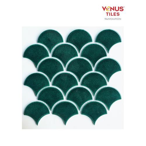 Jual Mosaik / Keramik Promo Type Mini Nara Deep Green - Venus Tiles ...