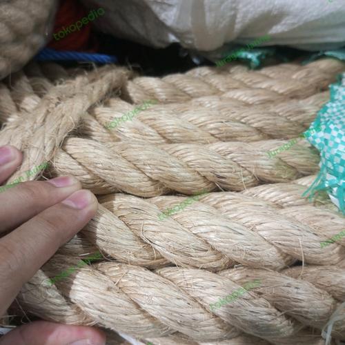 Jual Tali Tambang Manila Jute Sisal Dadung Besar ukuran 24mm meteran ...