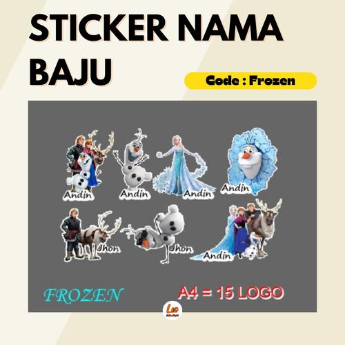 Jual Stiker Nama Baju Setrika Sticker Nama Kain Stiker Seragam Kaos ...