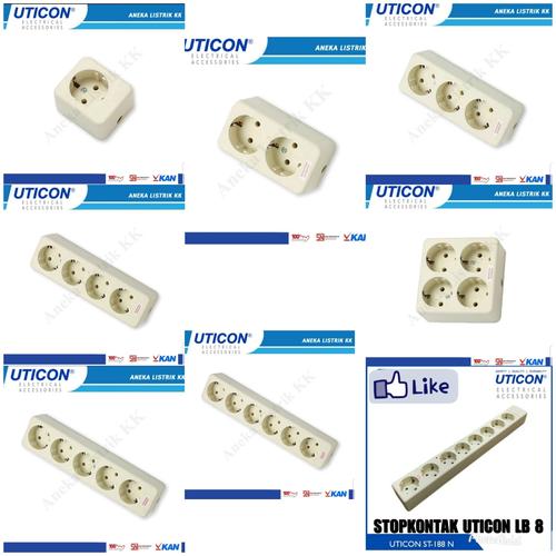 Jual UTICON STOPKONTAK ARDE lubang ISI 1 2 3 4 5 6 8 STOP KONTAK LOBANG - ST118 LUBANG 1, TANPA ...