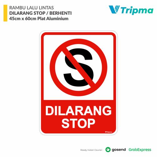 Jual Rambu Dilarang Stop 45cm x 60cm Plat Alumunium - Kota Bandung ...