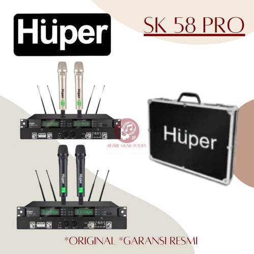 Jual Mic Wireless Huper SK58 Pro 2-Channel UHF Professional Original ...