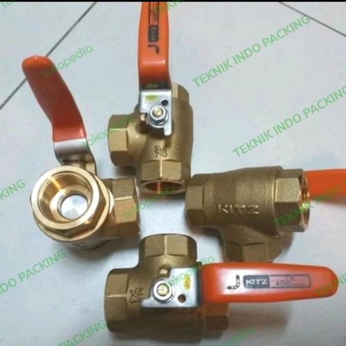 Jual BALLVALVE 3 WAY KITZ KUNINGAN 1"/stop kran 3 way bras - Jakarta ...