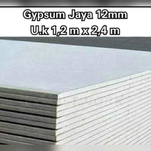 Jual Gypsum jayaboard 12mm 1200x2400 / gipsum 12mm / plafon / plapon ...