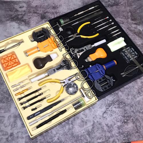 Jual Alat Servis Reparasi Jam Tangan/Watch Repair Tool Kit Set - Kuning ...