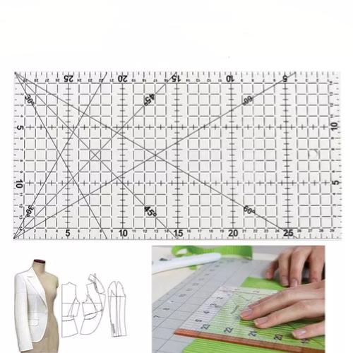 Jual Quiting Ruler 15cm×30cm tebal desain/penggaris jahit - Jakarta ...