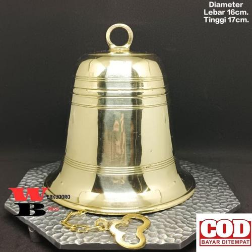 Jual BEL LONCENG KUNINGAN LONCENG SEKOLAH DIAMETER 16CM LONCENG GEREJA ...