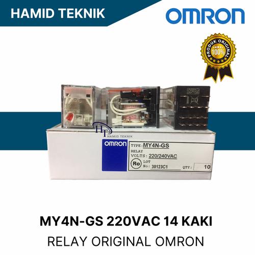 Jual Relay MY4N-GS 220VAC Omron ORIGINAL - Jakarta Barat - HAMID TEKNIK | Tokopedia