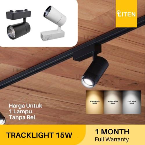 Jual LITEN Lampu LED Track Light Lampu Rel Tracklight Spotlight 15w 15 ...