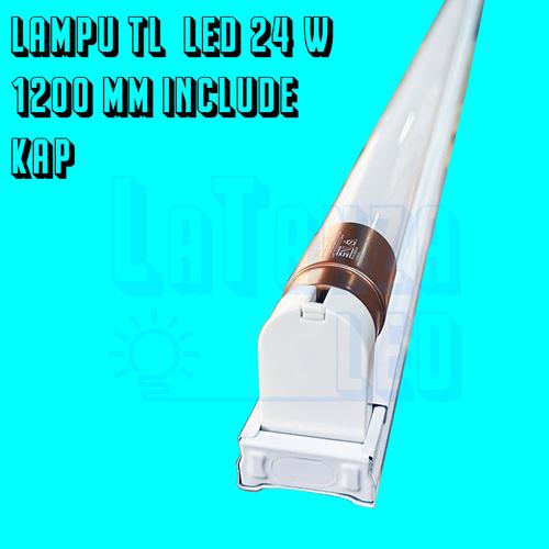 Jual Lampu TL LED 24W 1200mm kap Balok TL 24 W Komplit Putih - Jakarta Pusat - Latanza LED ...
