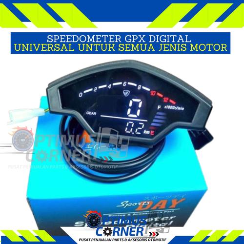 Jual Speedometer digital GPX Full Digital Spidometer cb gl universal ...