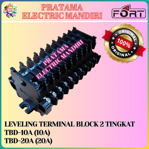 Jual FORT LEVELING TERMINAL BLOCK 2 SUSUN TINGKAT TBD-10A TBD-20A TBD 10 20 - TBD-10A - Jakarta ...