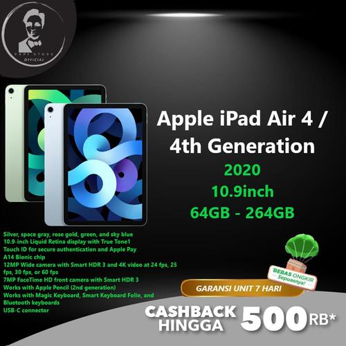 Jual Apple iPad Air 4 / 4th Gen 2020 2021 10.9 inch 64GB WiFi Only BNIB - GOLD CPO - Jakarta ...
