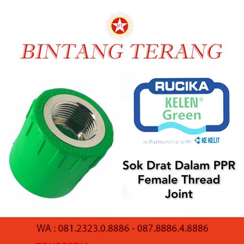 Jual Sok Drat Dalam PPR 1/2" ( 20 x 1/2 ) / SDD PPR Rucika / Female ...